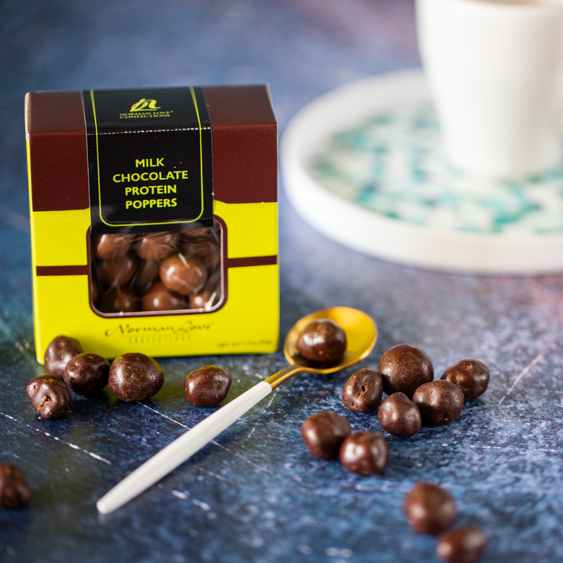 Norman Love Confections | Buy Cinnamon Milk Chocolate Protein Poppers ...