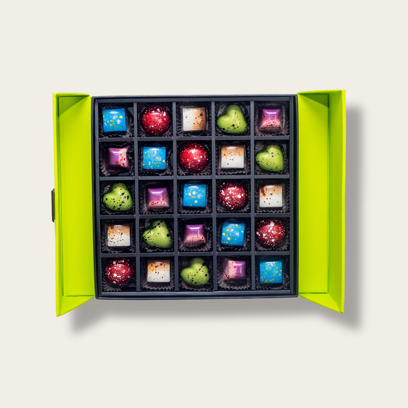 square chocolate box